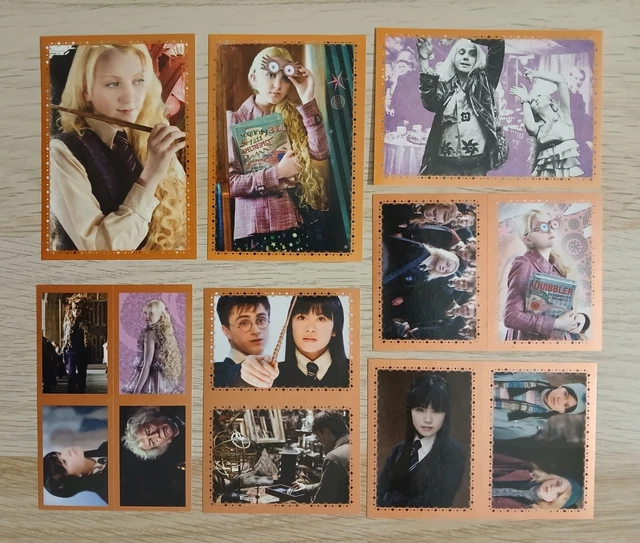 LOT DE 11 stickers LUNA LOVEGOOD et CHO CHANG (LES MAISONS DE POUDLARD ...