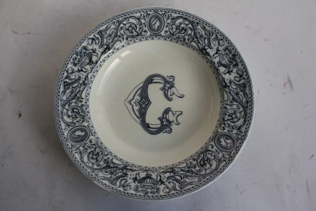 ASSIETTE CREUSE PORCELAINE anglaise Florentine Minton CG (51169) EUR 39 ...