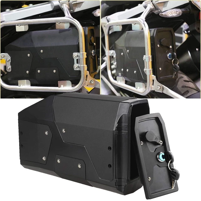 4.2L BLACK TOOL Box Motorcycle For BMW R1200GS LC Adventure R1250GS ADV ...