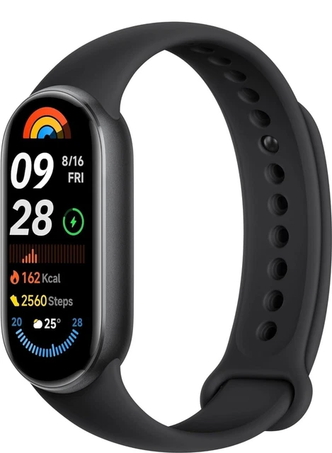 XIAOMI SMART BAND 9, Schermo AMOLED 1.62'', Luiminosità 1.200 nit, +150 ...