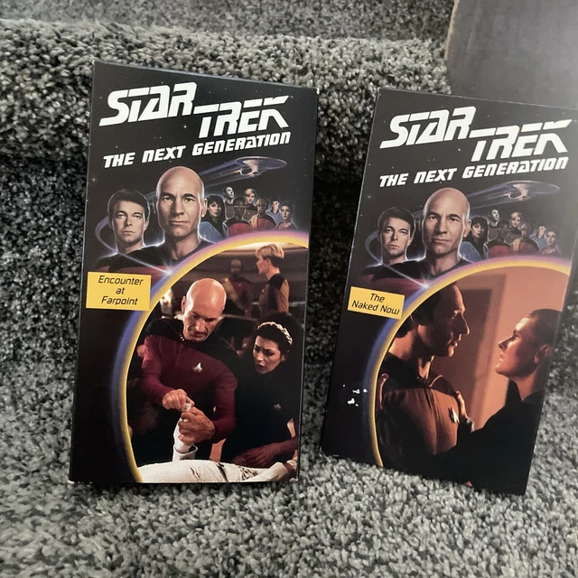 STAR TREK: THE Next Generation 2 VHS Lot, Encounter At Farpoint & The Naked Now £6.38 - PicClick UK