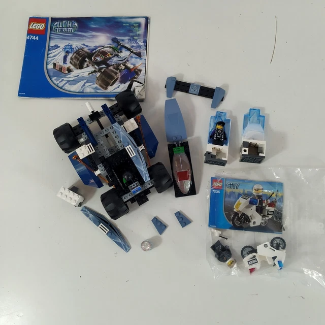 LEGO ALPHA TEAM 4744 Tundra Tracker Lego City Police Bike 7235 Set $26. ...