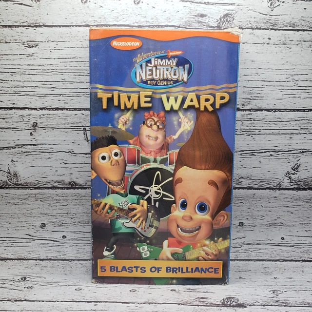 The Adventures Of Jimmy Neutron Boy Genius Time Warp Vhs Tape 2003 0258