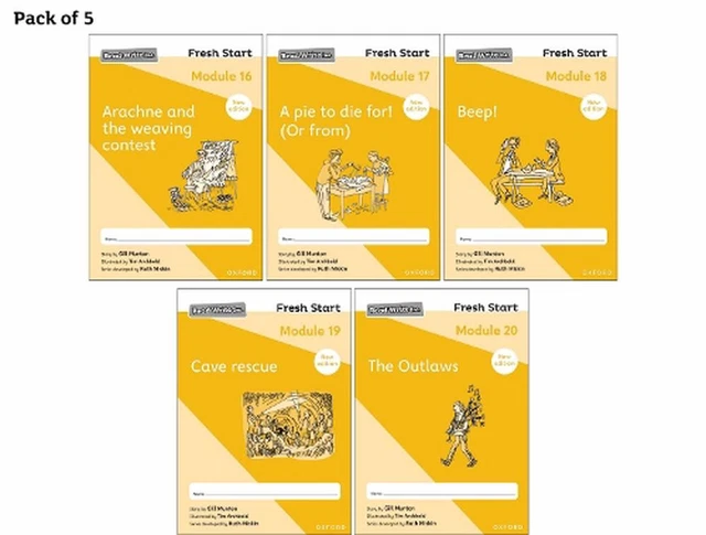 READ WRITE INC. Fresh Start: 2024 Modules 16-20 - Pack of 5 by Ruth ...