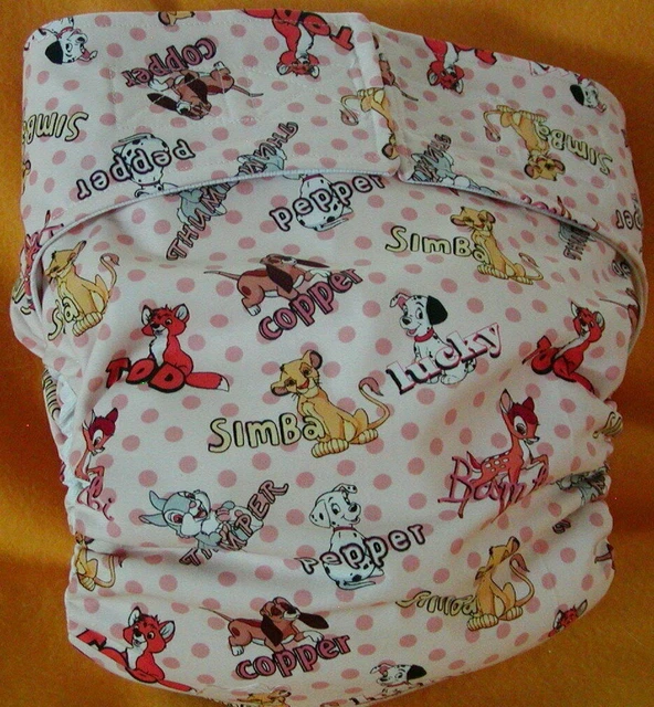 ADULT NEW AIO Reusable Super Absorbent Cloth Diaper S,M,L,XL Vintage ...