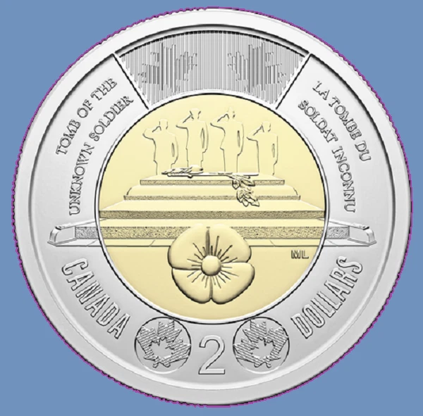 2025 CANADA UNKNOWN Soldier NonCOL Two Dollar Poppy Toonie Coin Mint ...