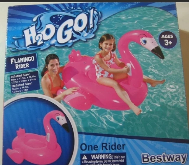 H2O GO: 50& Inflatable Flamingo Rider Pool Beach Summer Float New Sealed #MTS2 EUR 25,26 ...