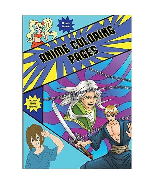 ANIME COLORING PAGES: This anime coloring book is suitable for kids ...