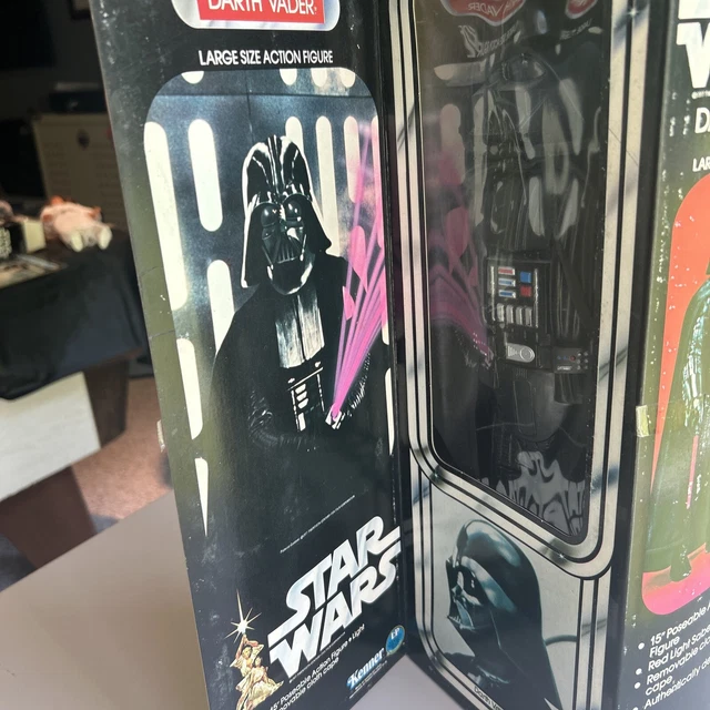 STAR WARS - Vintage Darth Vader 12" figure, original saber, box ...