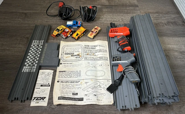 VINTAGE IDEAL TCR Total Control Racing Slot Cars, Track Pieces ...