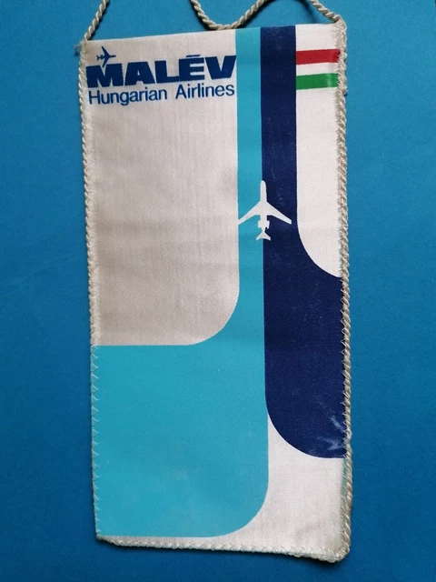 MALEV WIMPEL PENNANR flag fahne banner flugzeuge airlines EUR 12,00 ...