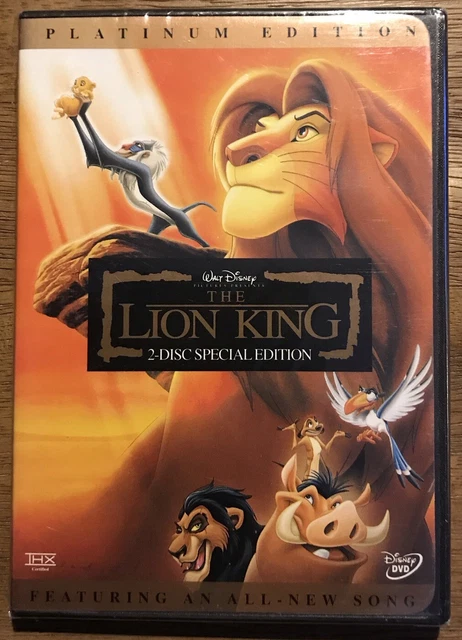 THE LION KING (DVD, 2003, 2-Disc Set, Platinum Edition) ⭐NEW⭐ $15.19 ...