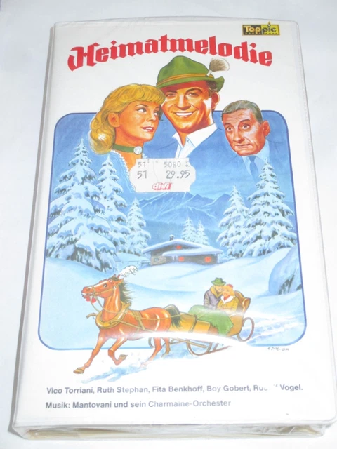 TOPPIC - HEIMATMELODIE - VHS/NEU/Heimatfilm/Vico Torriani/Ruth Stephan ...