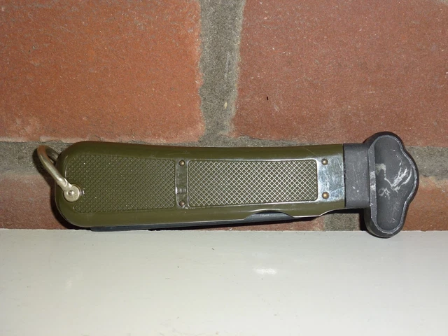 ORIGINAL FRÜHE BUNDESWEHR BW Kappmesser Fallmesser nur Griffschale ohne ...