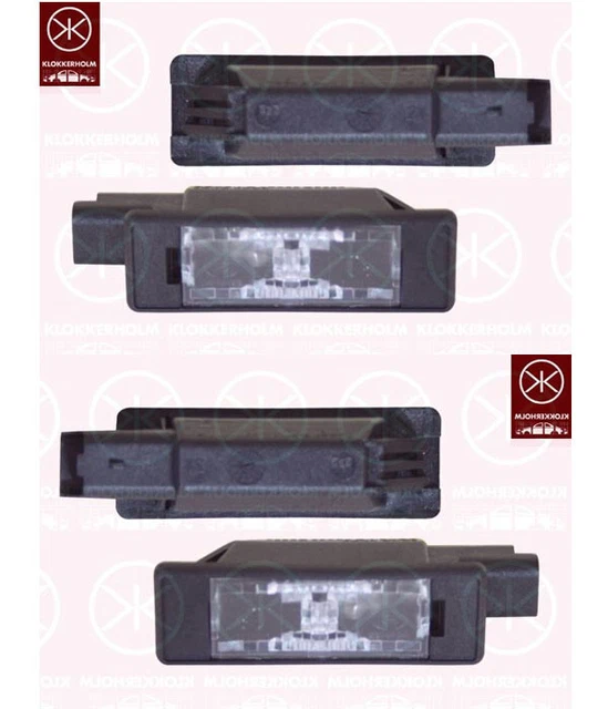 NEUF PERMIS PLAQUE Immatriculation Lampe - L. / R - Pour Citroen C3 II ...