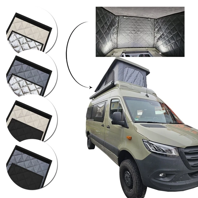 ISOCAMP® MAGNET THERMAL mats pop-up roof Reimo 28066 Mercedes Sprinter ...