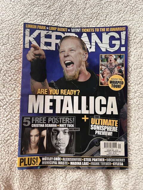 KERRANG! MAGAZINE - Metallica - Issue 1272 2009 £4.61 - PicClick UK