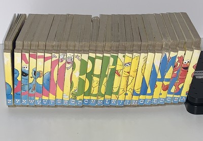 SESAME STREET ABCS Alphabet Interlocking Board Books 2001 Complete Set ...