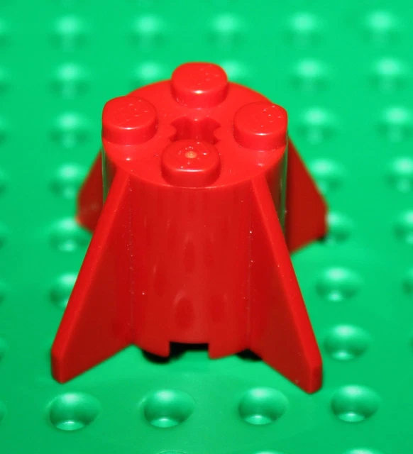 LEGO RED BRICK Round 2x2x2 with Fins ref 4591/set 6959 8677 7590 EUR 2 ...