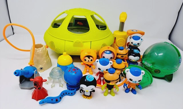 FISHER-PRICE OCTONAUTS OCTOLAB Playset, Gup E, Steering Deck, Figures ...