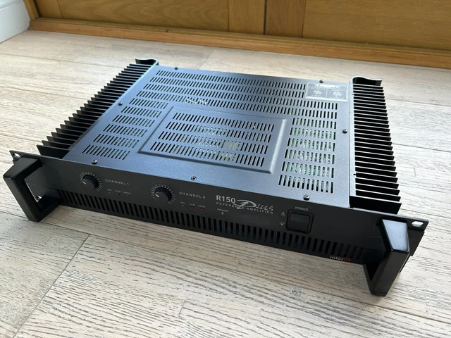 INTER-M R150 PLUS 2 Channel Reference Power Amplifier 2x75W (150W Bridged) £83.92 - PicClick UK