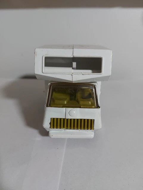 MINI WHITE TONKA Winnebago RV Camper 6" Truck 70s VTG Pressed Steel Toy ...