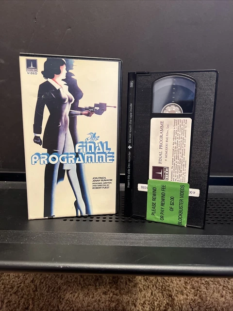 THE FINAL PROGRAMME (VHS) Thorn EMI Clamshell Jon Finch Jenny Runacre ...
