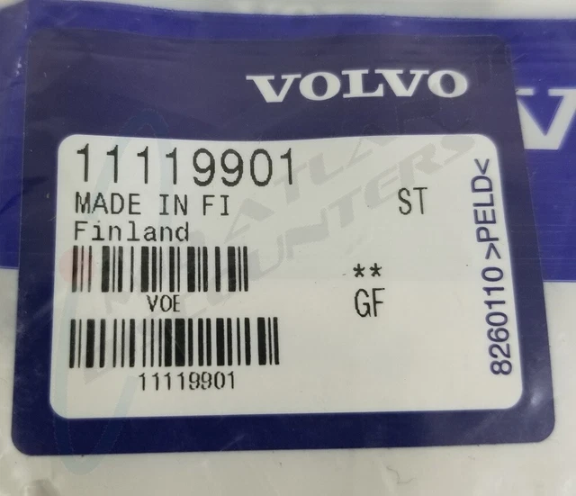 6 GENUINE OEM Volvo Hydraulic Oil Tank Sight Glass Plate VOE11119901 ...