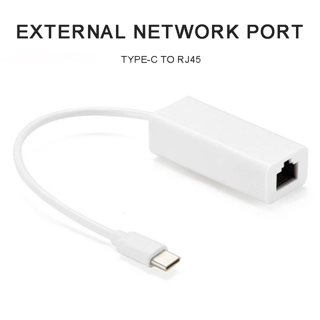 TYPE-C/USB-C TO ETHERNET LAN internet Adapter RJ45 for MACbook & TypeC ...
