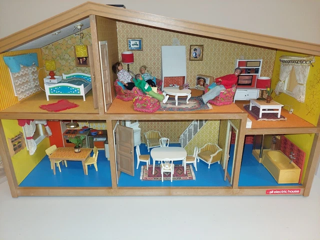 DOLLS HOUSE WITH Furniture £78.70 - PicClick UK