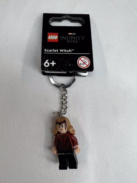 LEGO SCARLET WITCH Infinity Saga - Marvel Minifigure Keyring - BNWT £7. ...