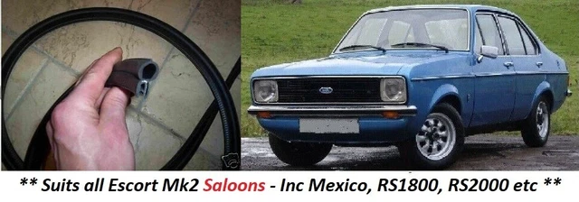 FORD ESCORT MK2 MKII (Saloon) BOOT RUBBER SEAL (Mexico RS1800 RS2000 ...