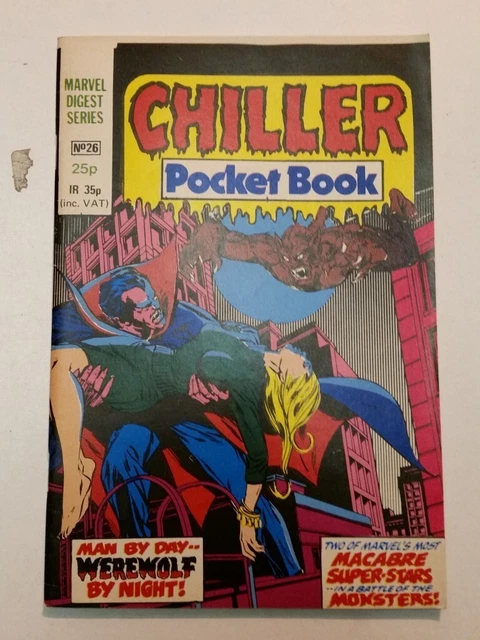 CHILLER #26 MARVEL Digest Series Dracula British Comic Pocket Book £9. ...