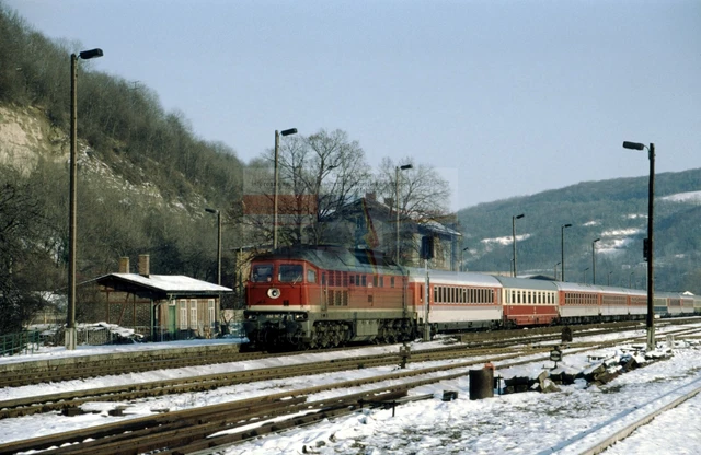 ORIGINAL DIA SLIDE DR incl. (c): 232 141 - 2 IC 813 Dornburg 12/1993 ...