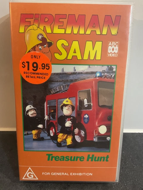 FIREMAN SAM ~ Treasure Hunt - VHS/PAL 1991 ABC Video RARE EUR 22,28 ...