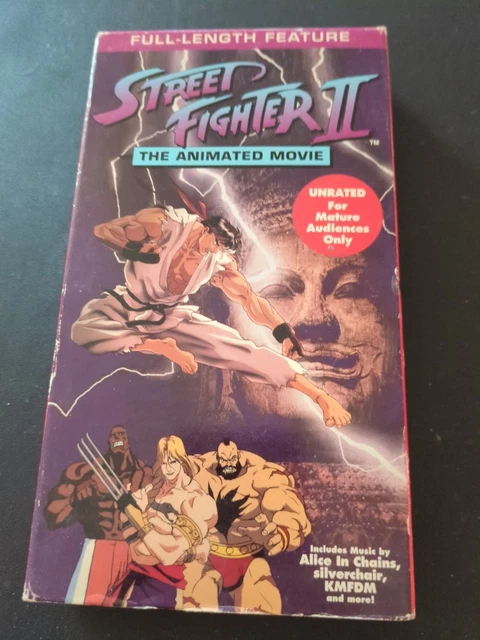 STREET FIGHTER II: The Animated Movie VHS Unrated Edition Tested ...