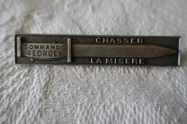 INSIGNE COMMANDO DE chasse Georges matriculé guerre d'Algérie EUR 160,00 - PicClick FR