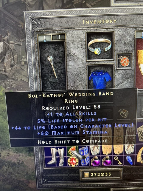 D2R DIABLO 2 Resurrected 5L Bul-katho’s Wedding Band Ring Pc&Ps4/5&xbox ...