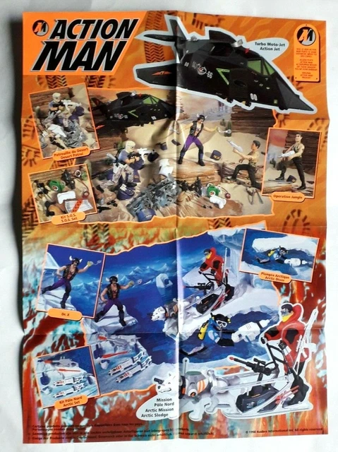 CATALOGUE POSTER - Action Man - Hasbro 1998 EUR 22,00 - PicClick FR