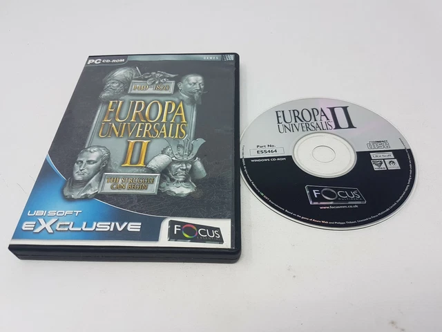 EUROPA UNIVERSALIS 2 II 1419-1820 Stck. CD ROM GETESTET EUR 1,16 ...