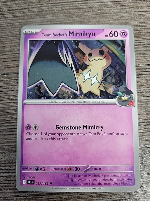 POKEMON TCG: SV10: Destined Rivals - Team Rocket's Mimikyu - (DRI ...
