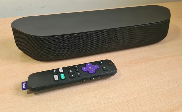 ROKU STREAMBAR (MODEL 9102X) With Remote Home Entertainment 4K HD ...