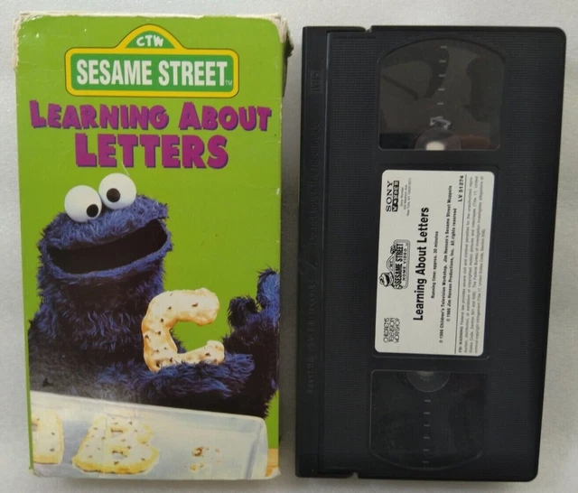 VHS SESAME STREET - Learning About Letters (VHS, 1986) EUR 13,52 ...