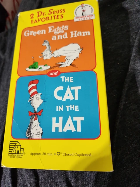 DR. SEUSS FAVORITES - Green Eggs and Ham/The Cat in the Hat (VHS, 1994 ...