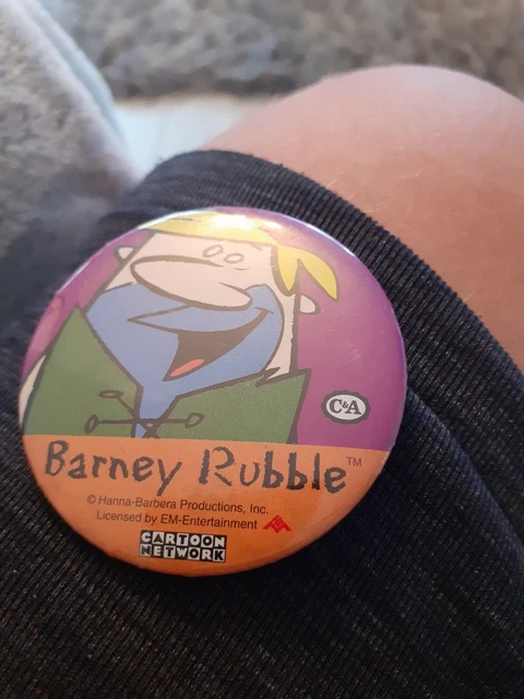 BARNEY RUBBLE CARTOON Network Vintage badge EUR 4,61 - PicClick IT