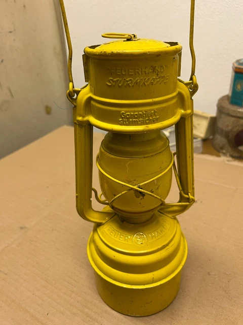 ALTE STURMLATERNE ORIGINAL Nier Feuerhand 276 Baby Special gelb ...