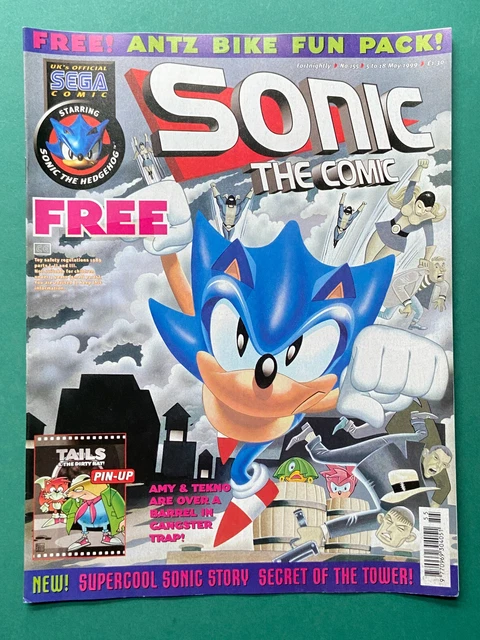 SONIC THE COMIC #155 FN (Fleetway, Sega UK 1999) Pin Up - Mid Grade EUR ...