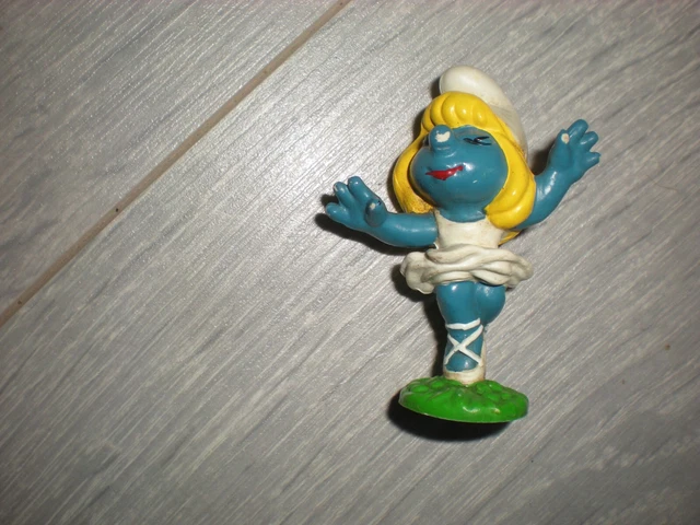 SCHLEICH 1978 SCHTROUMPFETTE Danseuse Smurf Schtroumpf Puffi Pitufo ...