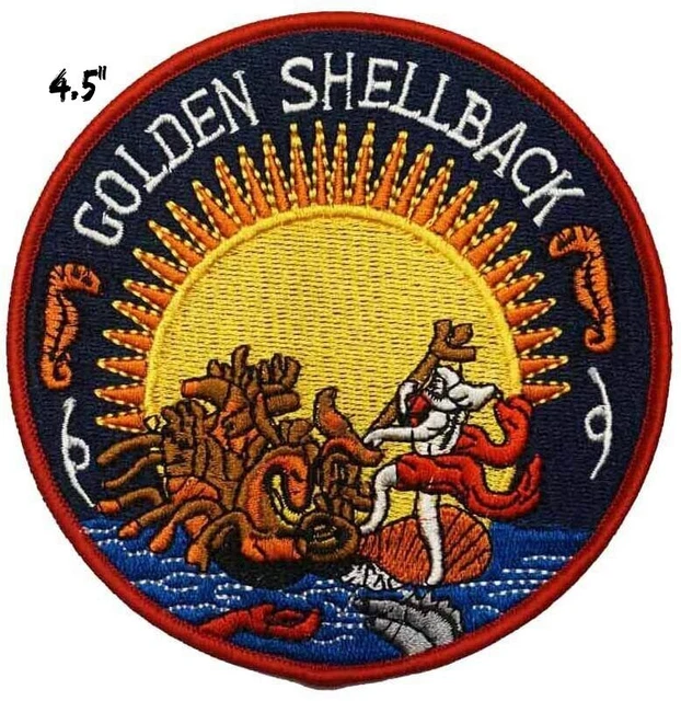 US NAVY CROSSING of the Equator Shellback Military Patch ANCIENT ORDER ...