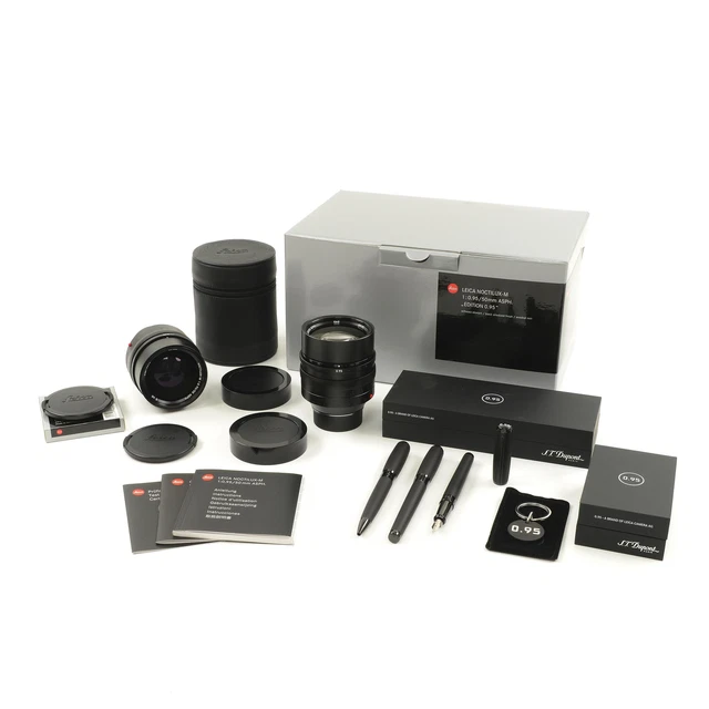 Leica 50mm F0 95 Noctilux M Asph Edition Dupont Lens Set Box Number 888